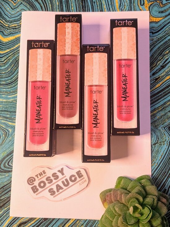 tarte | Makeup | Tarte Maneater Blush Glow Cheek Plump Fuchsia ...